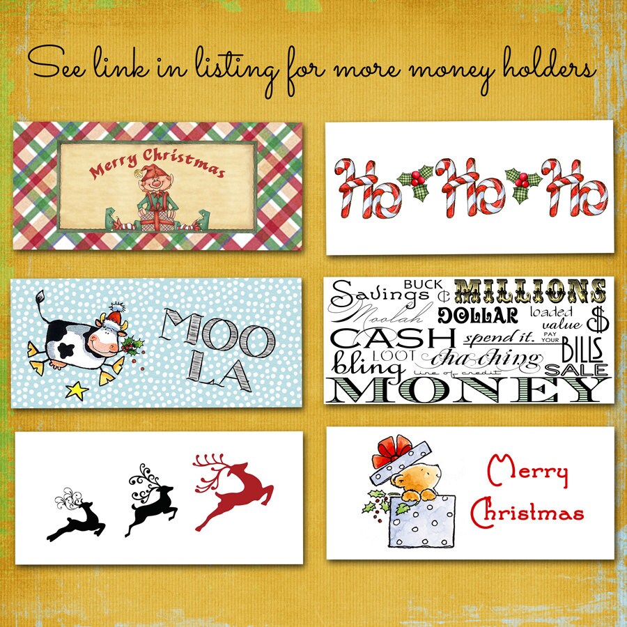Cha Ching Money Holder / Graduation, Birthday, Christmas / Cash or ...