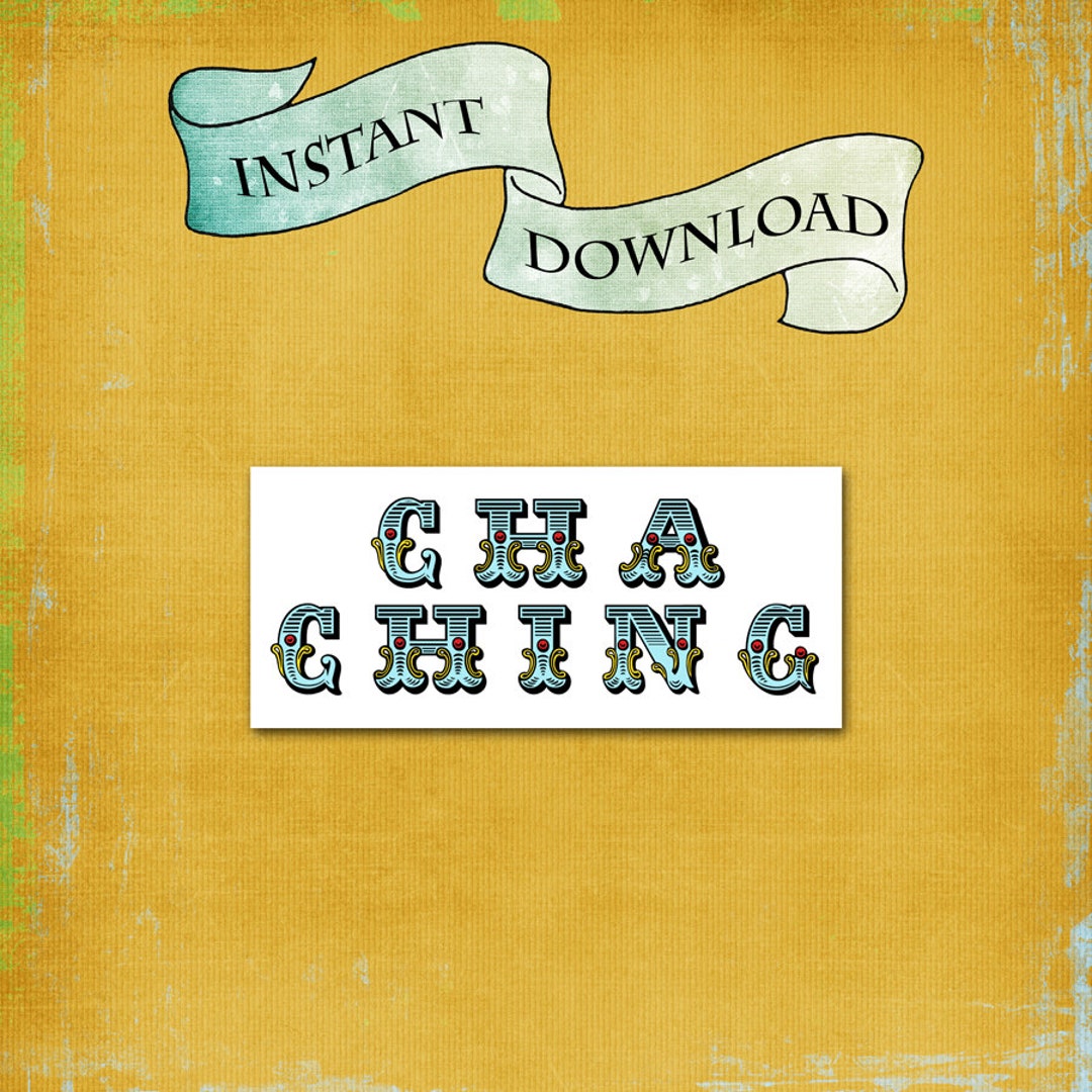 Cha Ching Money Holder / Graduation Birthday Christmas / - Etsy