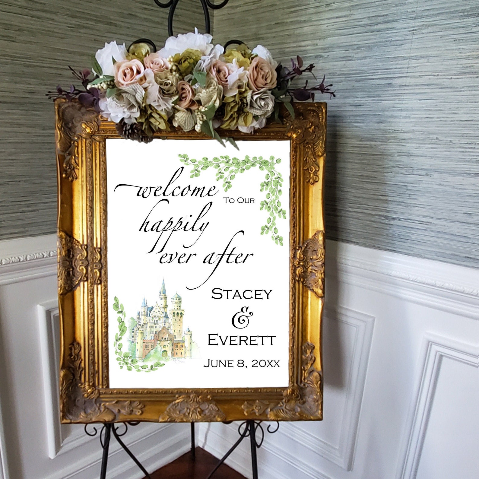 Welcome Sign / Castle Fairy Tale Wedding Shower Birthday - Etsy