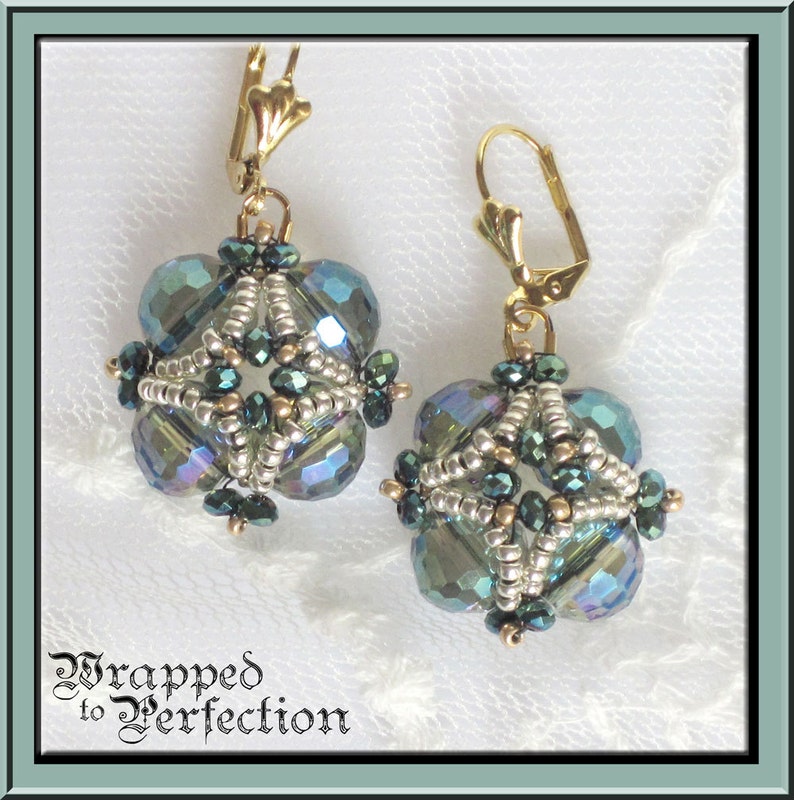 Medici Collection Crystal Earrings Tutorial / Immediate - Etsy