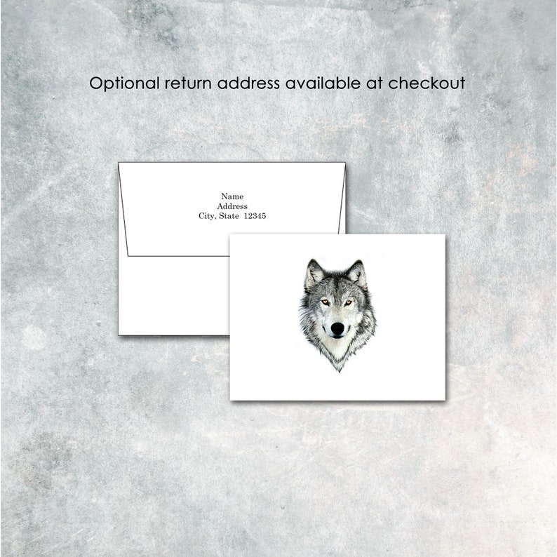 Wolf Note Cards Spirit Animal Wild Animal / Wilderness / | Etsy