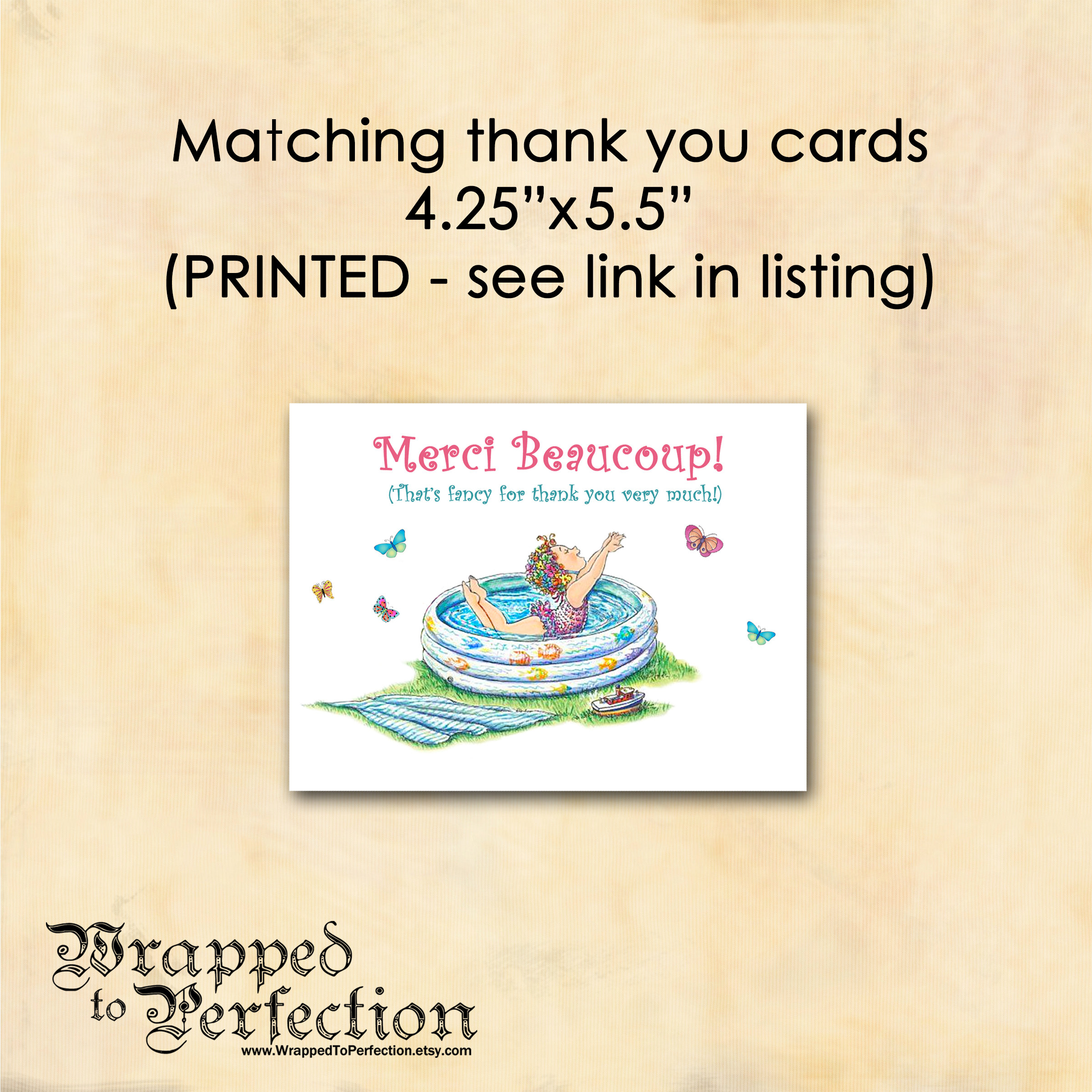 Printable Fancy Nancy Pool Party Invitation: Birthday Soirée (digital ...
