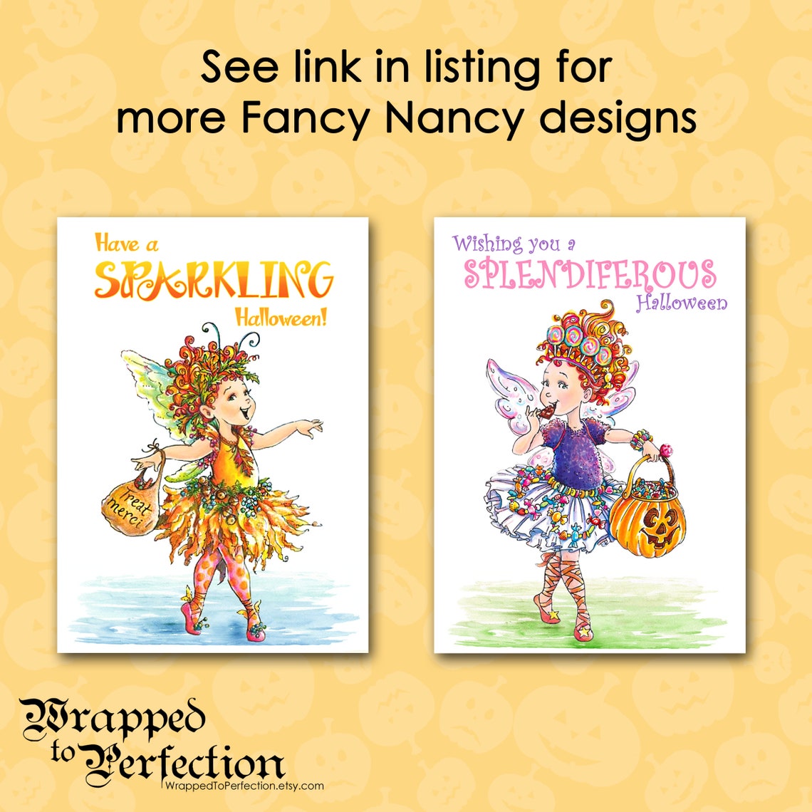 Fancy Nancy Thank You Cards / Merci Beaucoup / Set of 10 Cards | Etsy