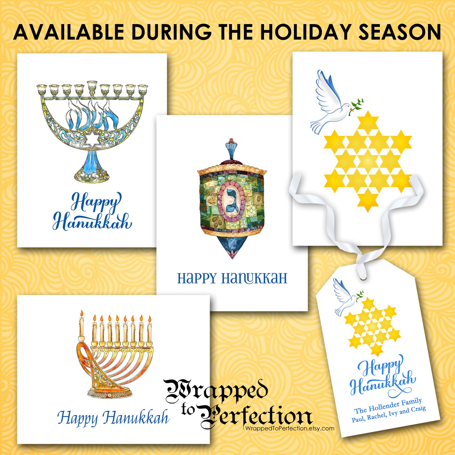 Star of David Thank You Cards / Personalized Stationery / Pink - Etsy