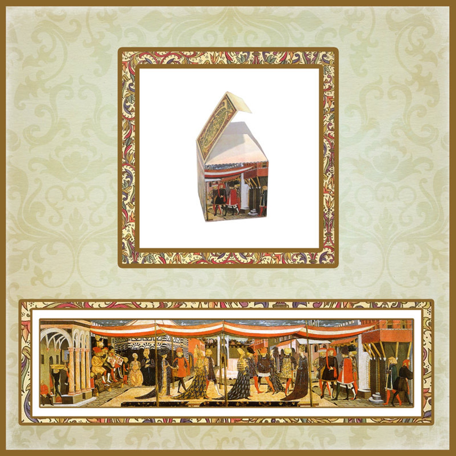 Renaissance Favor Box Personalized Medieval Wedding Favor | Etsy