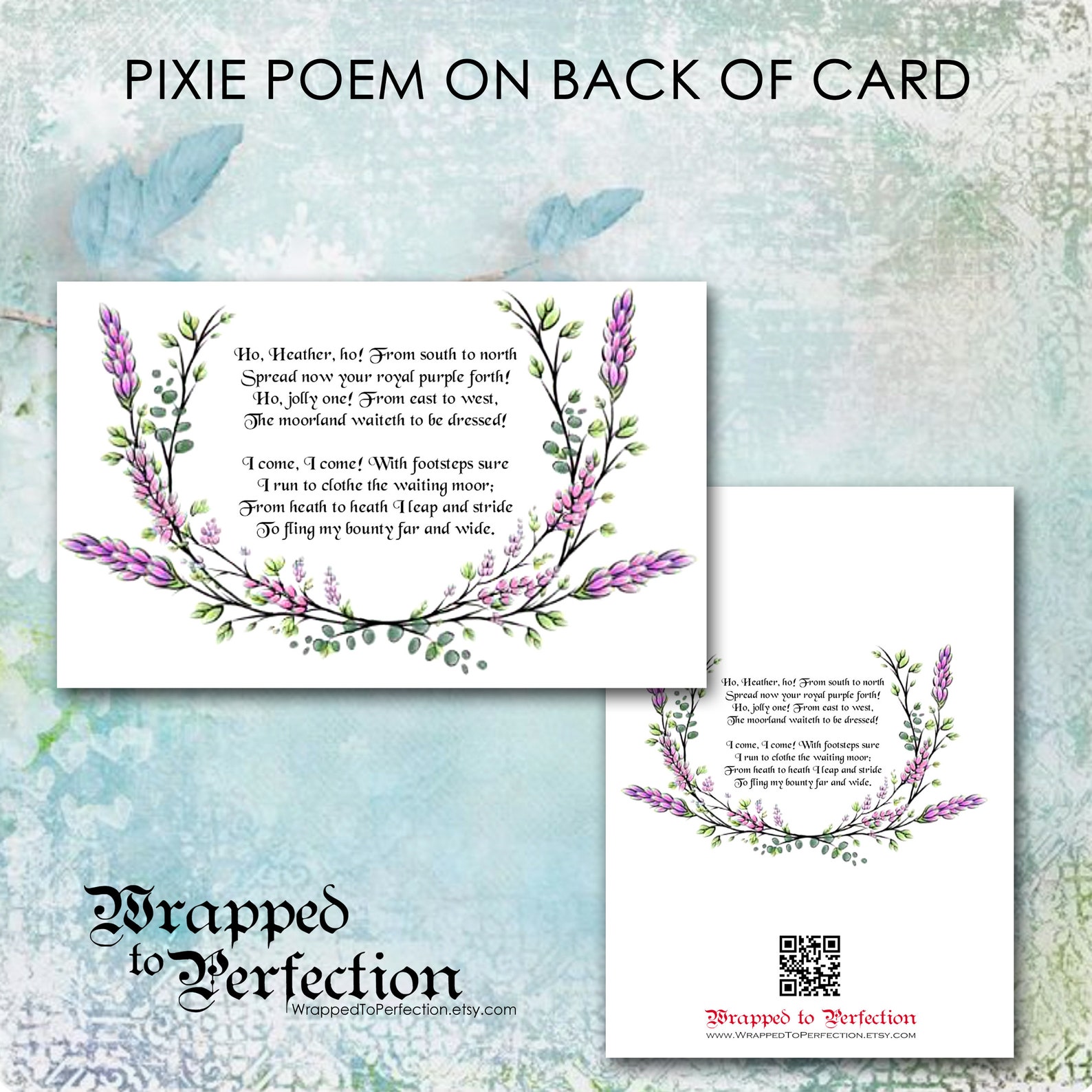 Scottish Birthday Card: Heather Pixie Fairy Art by Cicely Mary Barker ...