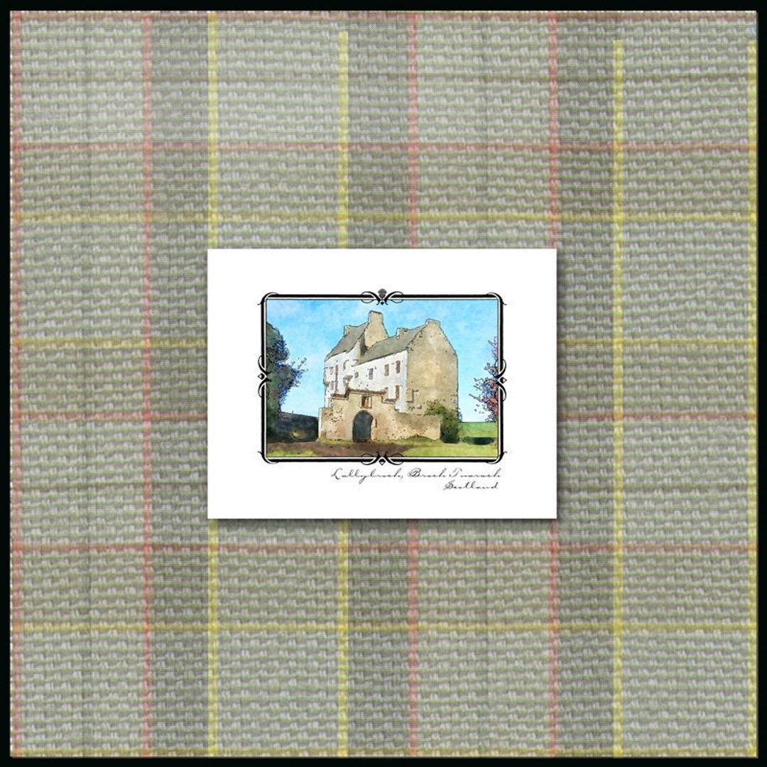 Scottish Castle Note Cards / Midhope Castle, Inverness Scotland, Celtic ...