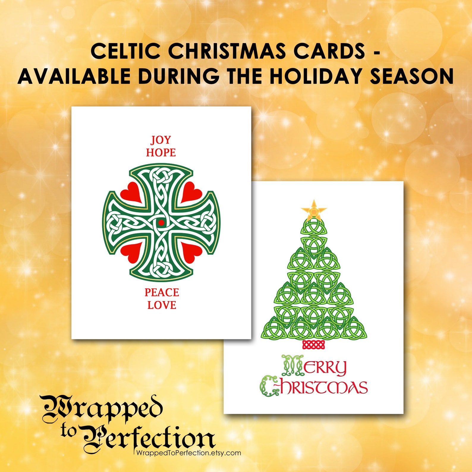 Celtic Note Cards Personalized Stationery Irish Corner - Etsy