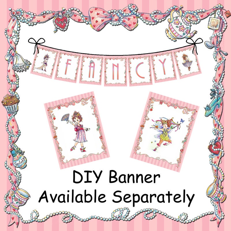 Fancy Nancy Thank You Cards With Teapot Stickers / 10 Cards / | Etsy