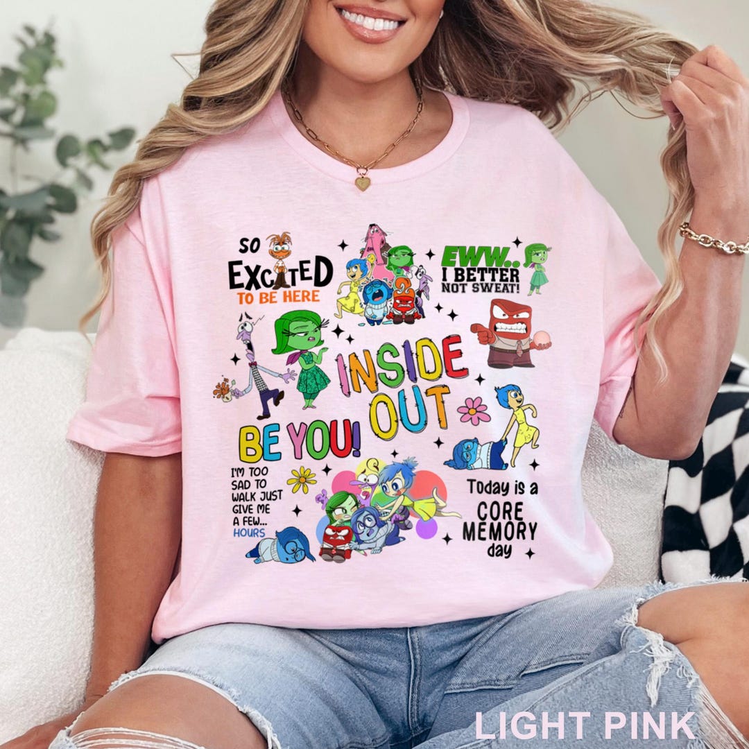 Inside Out Movie Shirt, Pixar Inside Out Shirts, Pixar Inside Out 2 ...