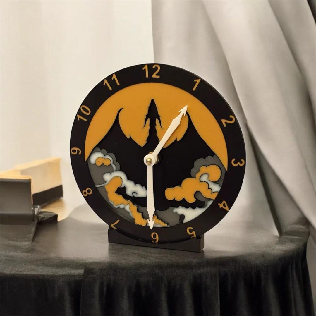 Fourth Wing Inspired Dragon Clock - Etsy