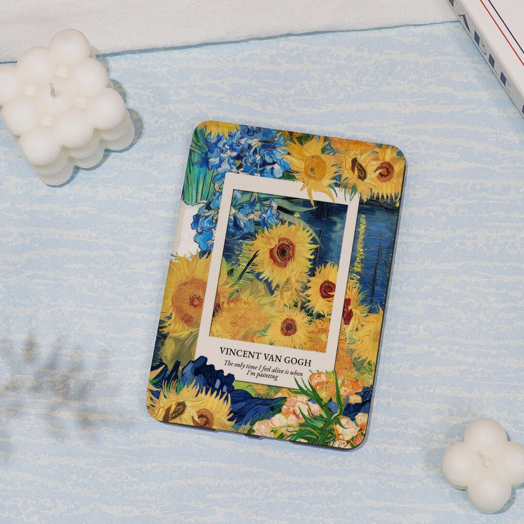 Van Gogh's Sunflower Artistic Journey Personalized Kindle Case ...