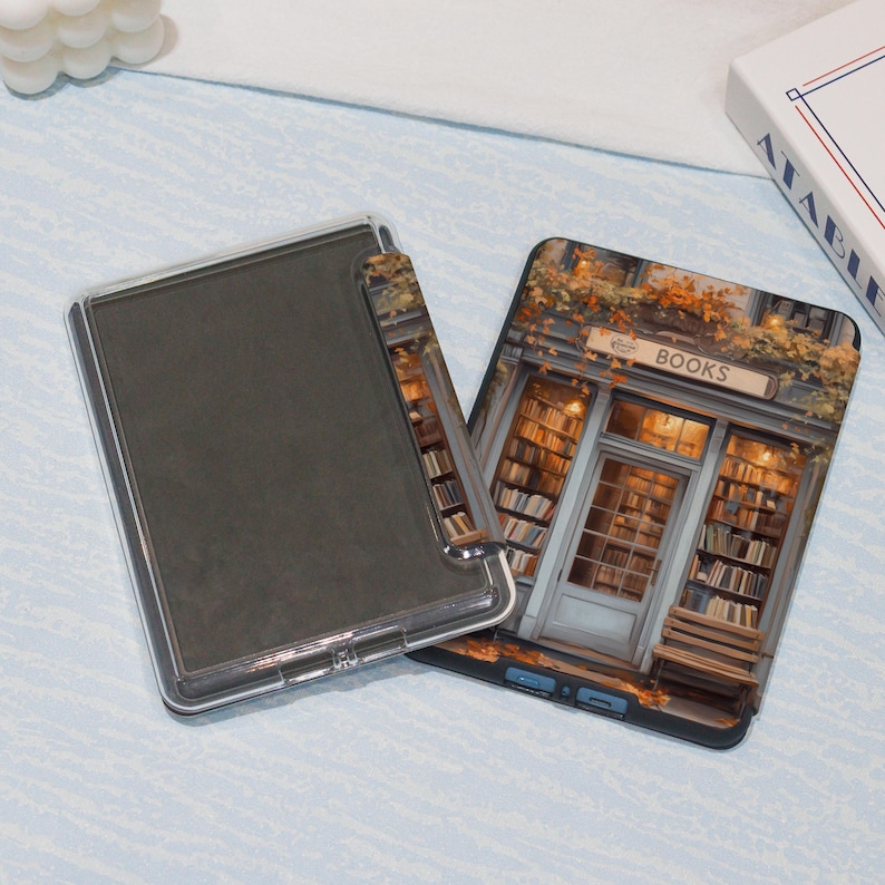 Autumn Bookstore Kindle Case,personalized Kindle Case,kindle Protector ...