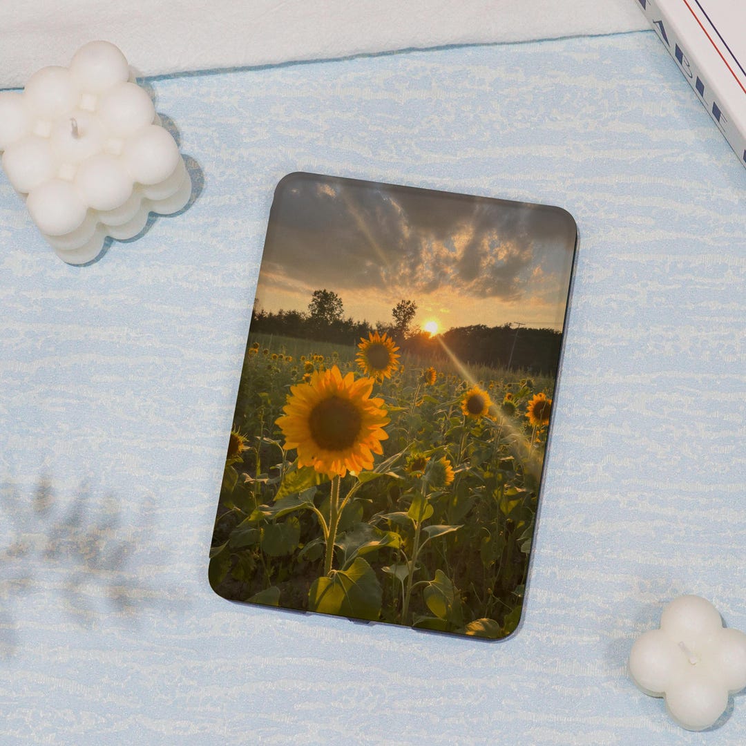 Sunset and Sunflower Field Personalized Kindle Cases,kindle Protector ...
