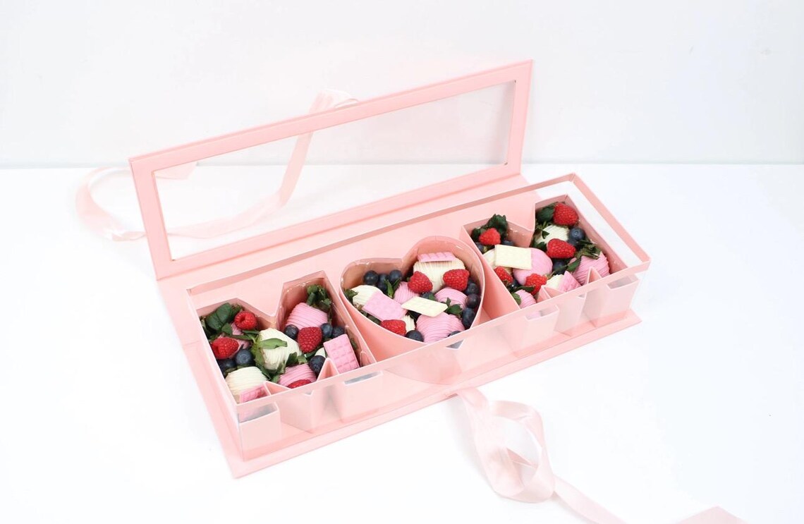 Mom Fillable Flower Box With Clear Pvc Top, Plastic Liner and Satin ...