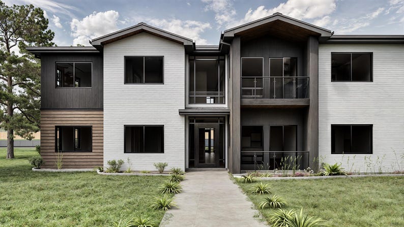 12-unit Apartment Building Plan | Modern Multifamily Design | Urban ...