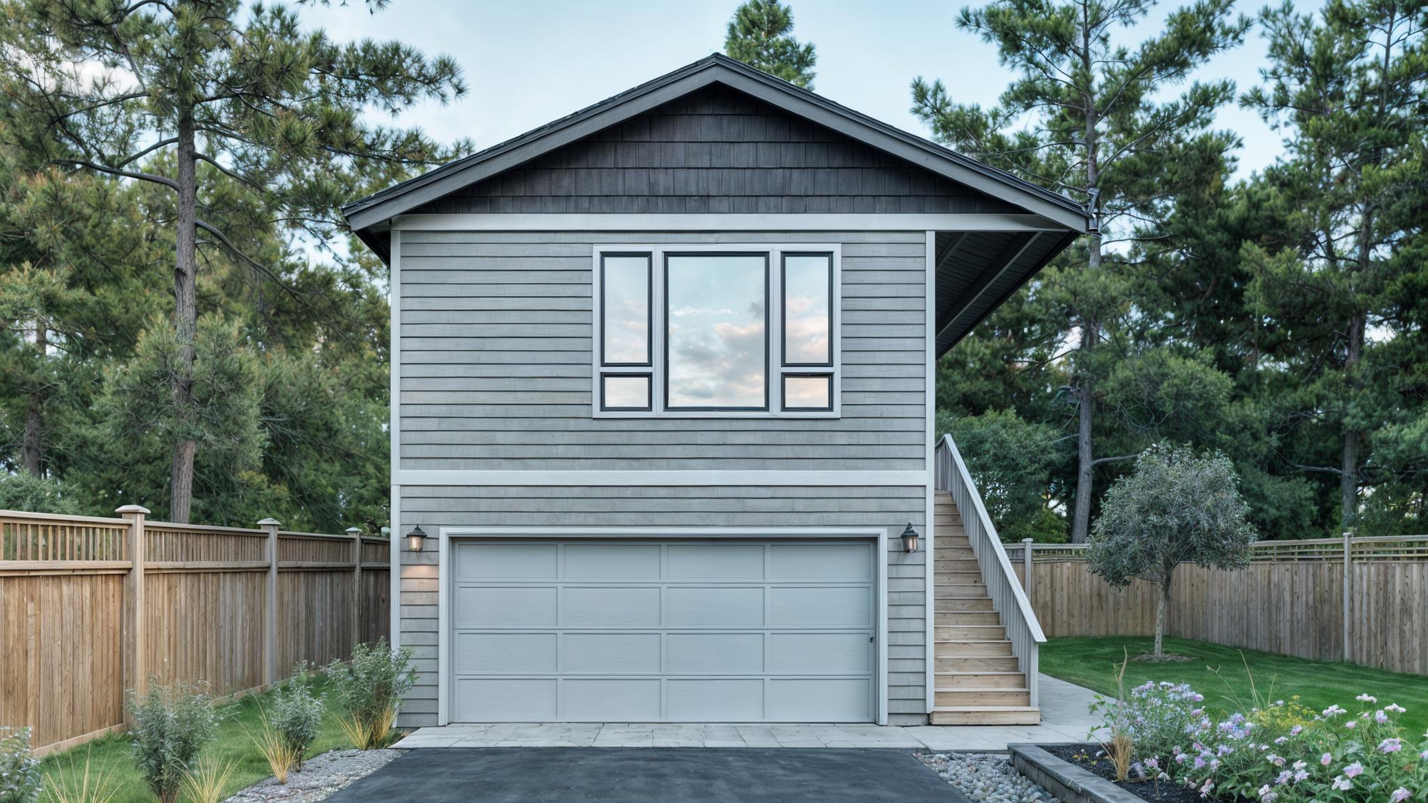 ADU Over Garage Plan | Apartment Over Garage Plans | 800 Sq. Ft ...