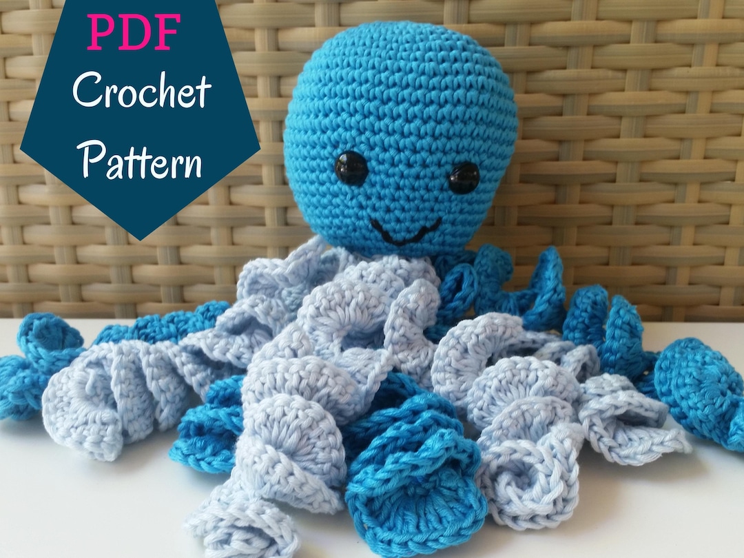 Easy CROCHET Octopus PATTERN PDF | Cute Crochet Plush | Sea Animals ...