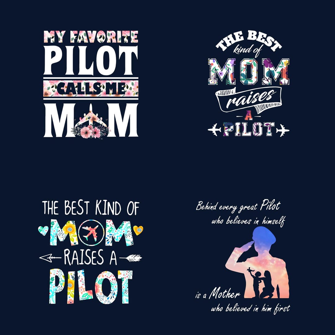 Pilot Mom Bundle Png, My Favorite Pilot Calls Me Mom Png, Pilot Mom ...