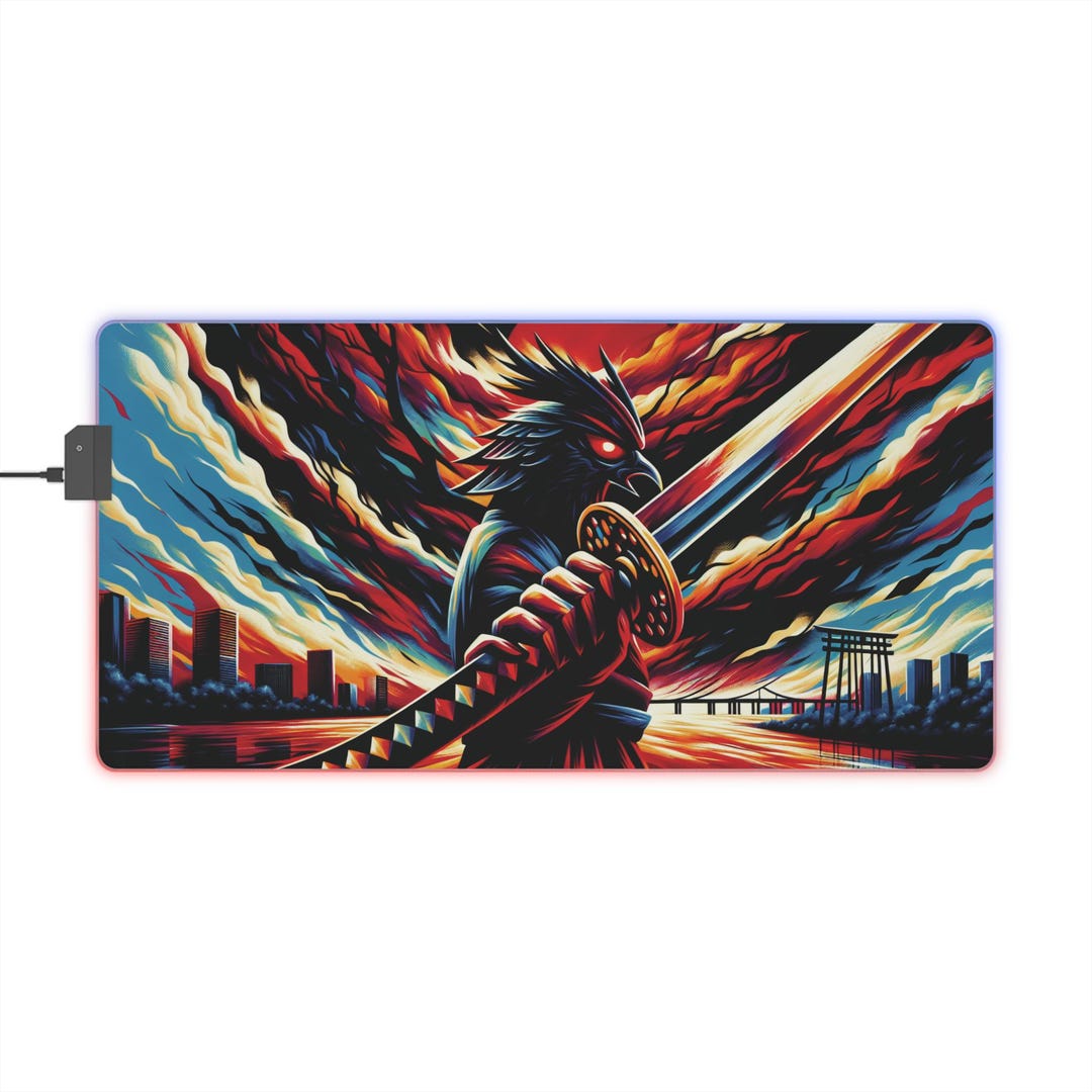 Gaming Mouse Pad LED, Cool Office Desk Mat, Gamer Gift, RGB Lighting ...