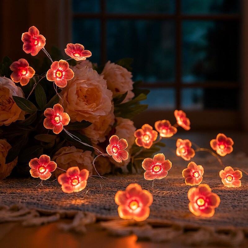Flower String Lights - Etsy
