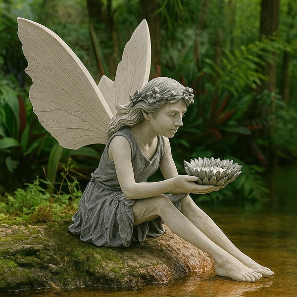 Tinkerbell Garden Statue - Etsy