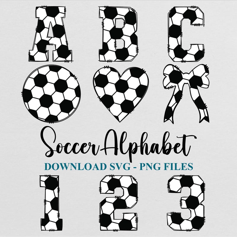 Cute Soccer Clipart - Etsy
