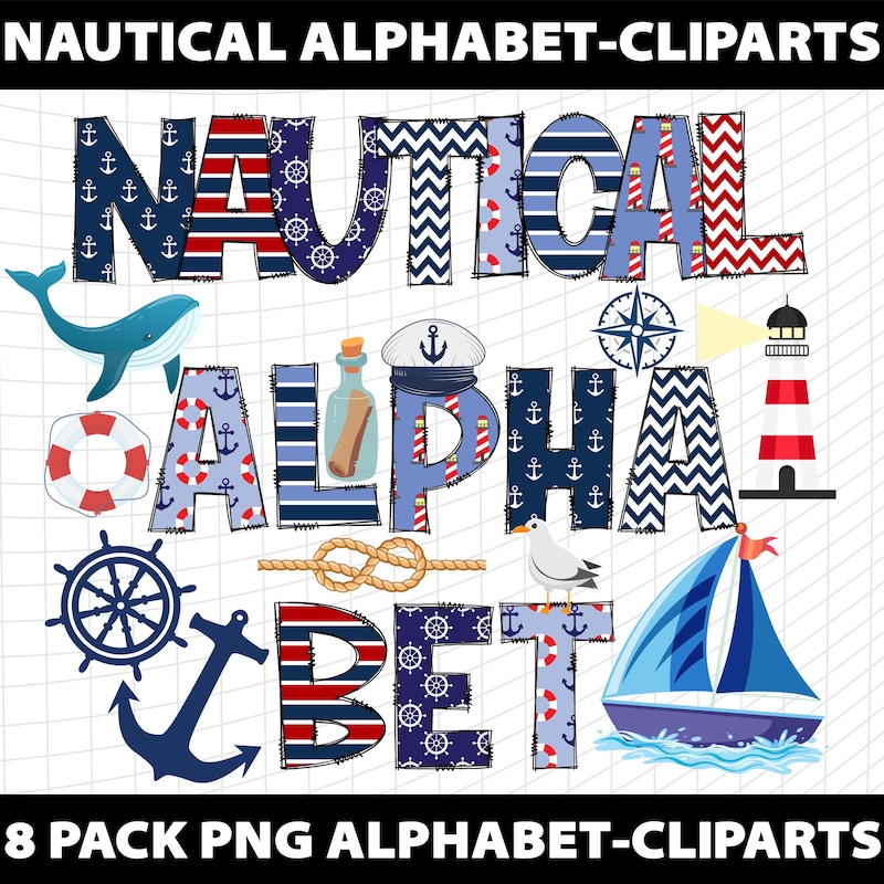 Nautical Letters - Etsy