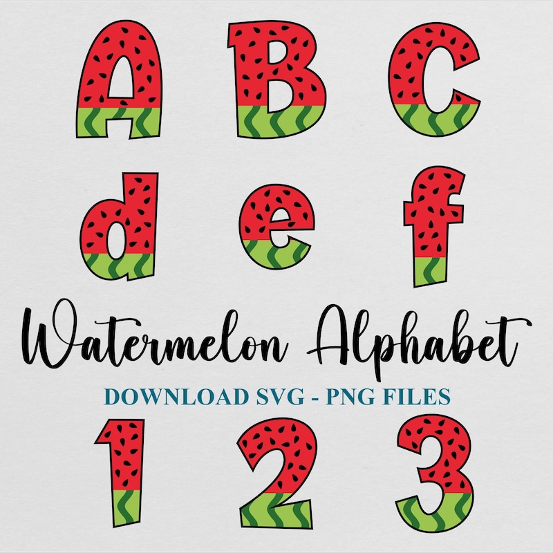 Watermelon Clipart - Etsy
