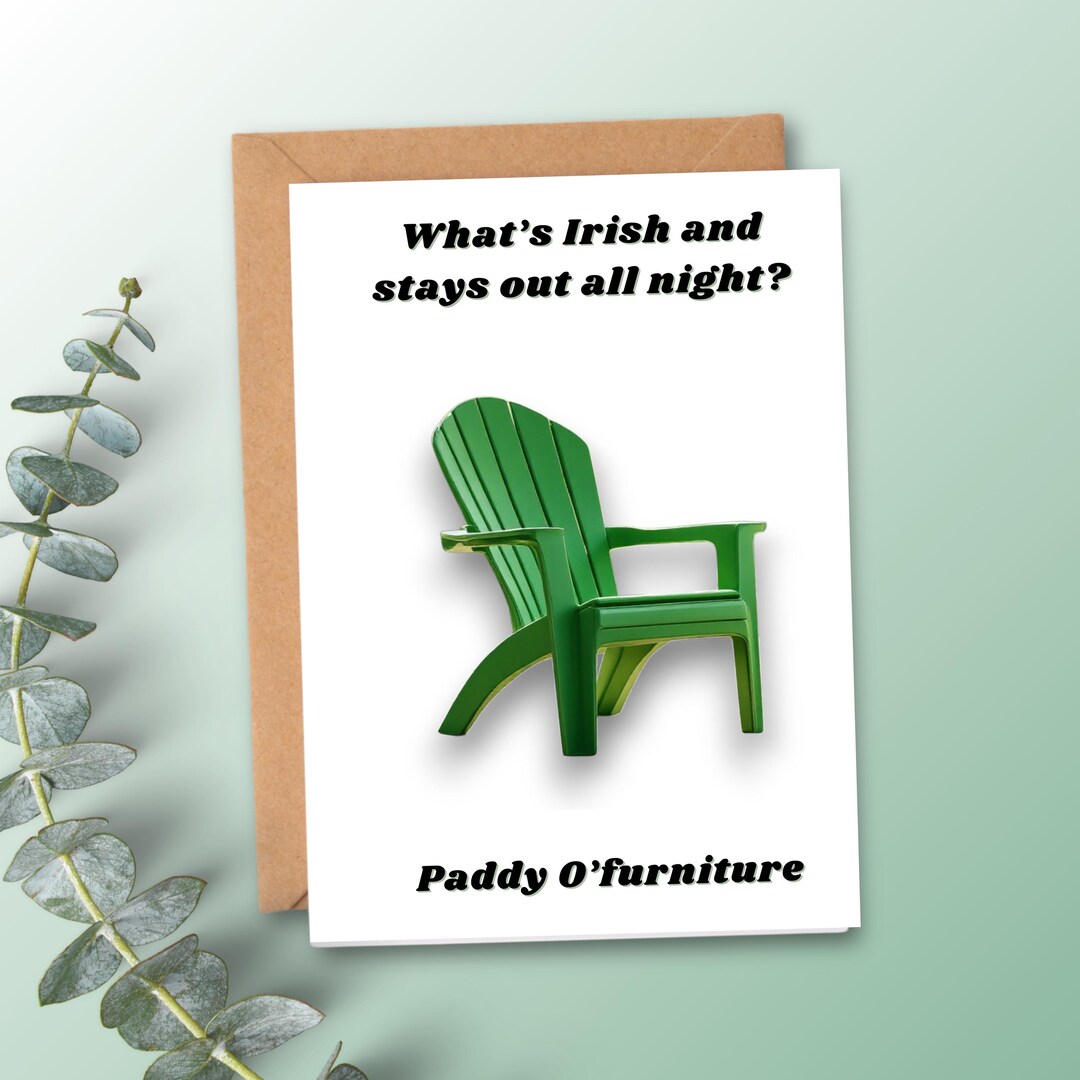 St Patricks Day Card Funny Printable, Happy St Patricks Card, Funny ...
