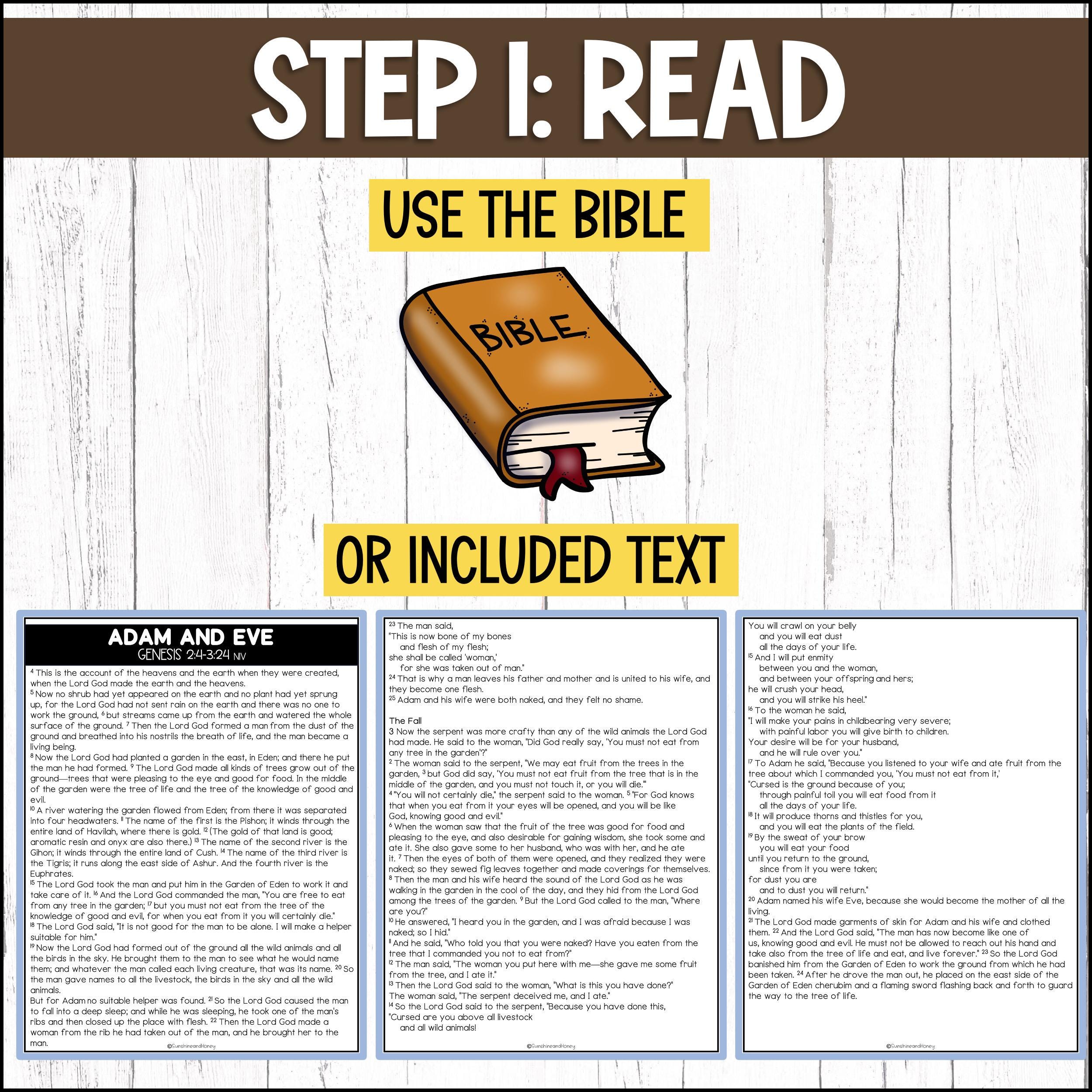 Adam and Eve Escape Room - Bible Escape Room - Sunday School Activity ...