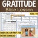 Thanksgiving Bible Lesson for Kids | Gratitude Journal | Jesus Heals ...