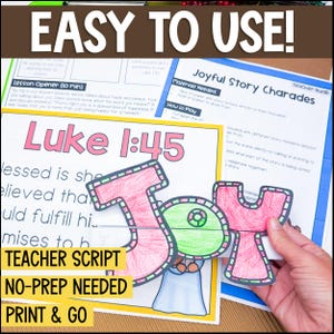 Advent Sunday School Lessons | Christmas Bible Lesson Bundle | 4-week ...