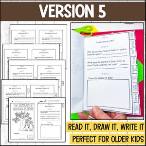 Adam and Eve Bible Craft - Garden of Eden Activity Lesson - Sunday ...
