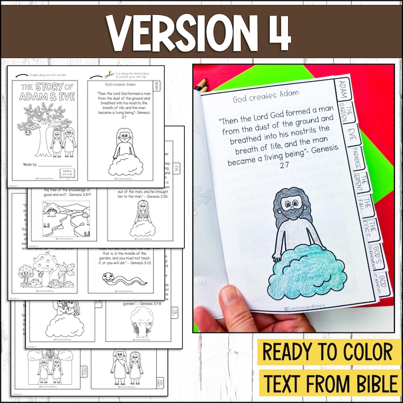 Adam and Eve Bible Craft - Garden of Eden Activity Lesson - Sunday ...