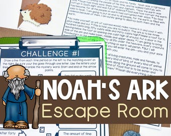 Noah's Ark Bible Lesson, Elementary Homeschool Noah Old Testament ...