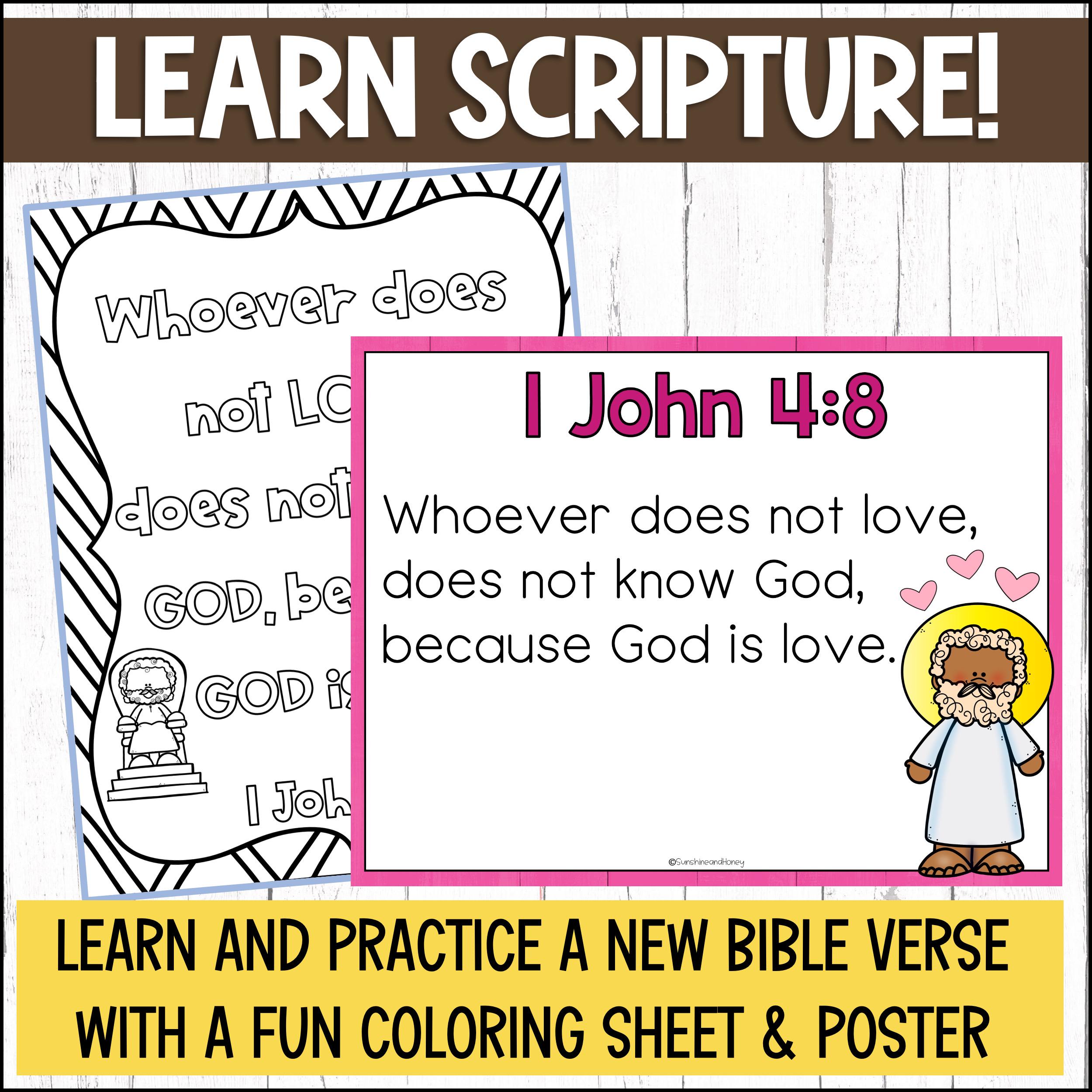 Valentines Bible Lesson for Kids | God is Love Printable Sunday School ...