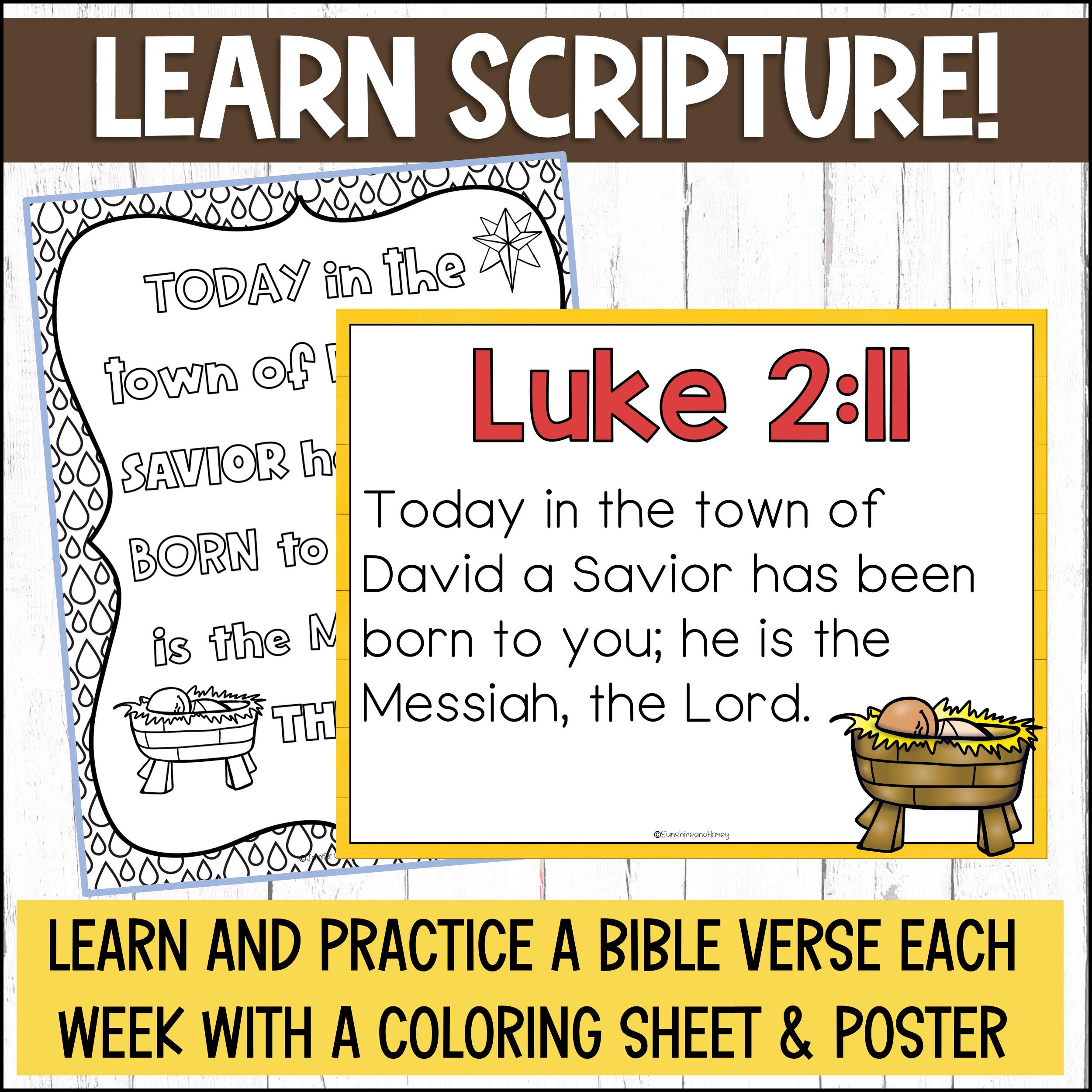 Advent Sunday School Lessons | Christmas Bible Lesson Bundle | 4-week ...