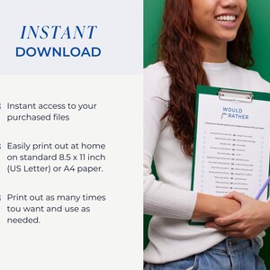 Would You Rather Printable Game, Team Building Icebreaker (editable ...