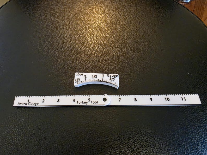 Turkey Spur and Beard Measuring Tool: 3D Printed Hunting Gauge - Etsy