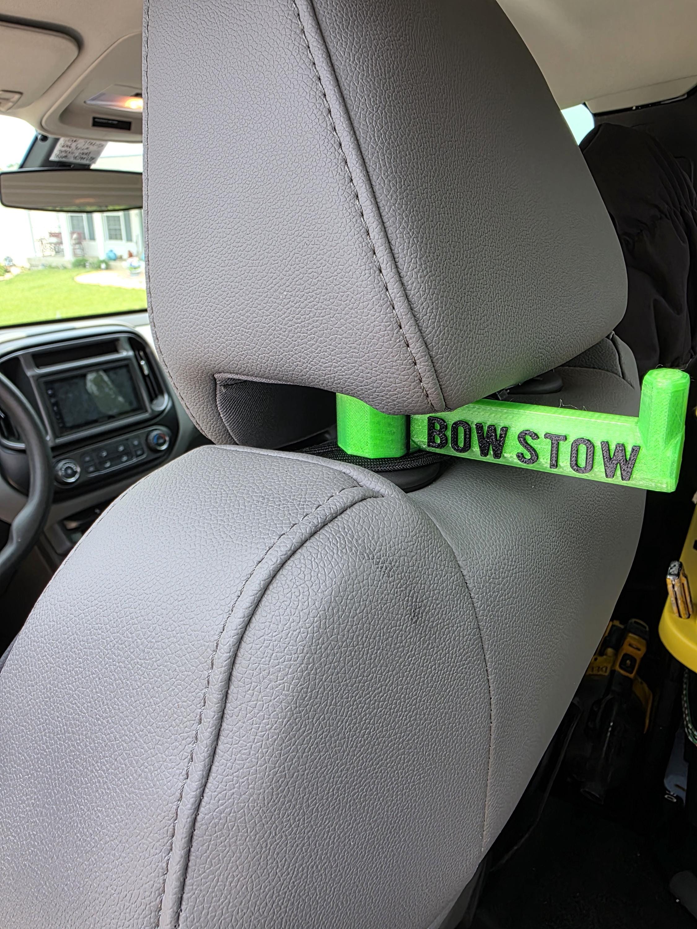 Heavy Duty Bow Stow Headrest Hook: Truck/suv Bow & Gear Hanger - Etsy