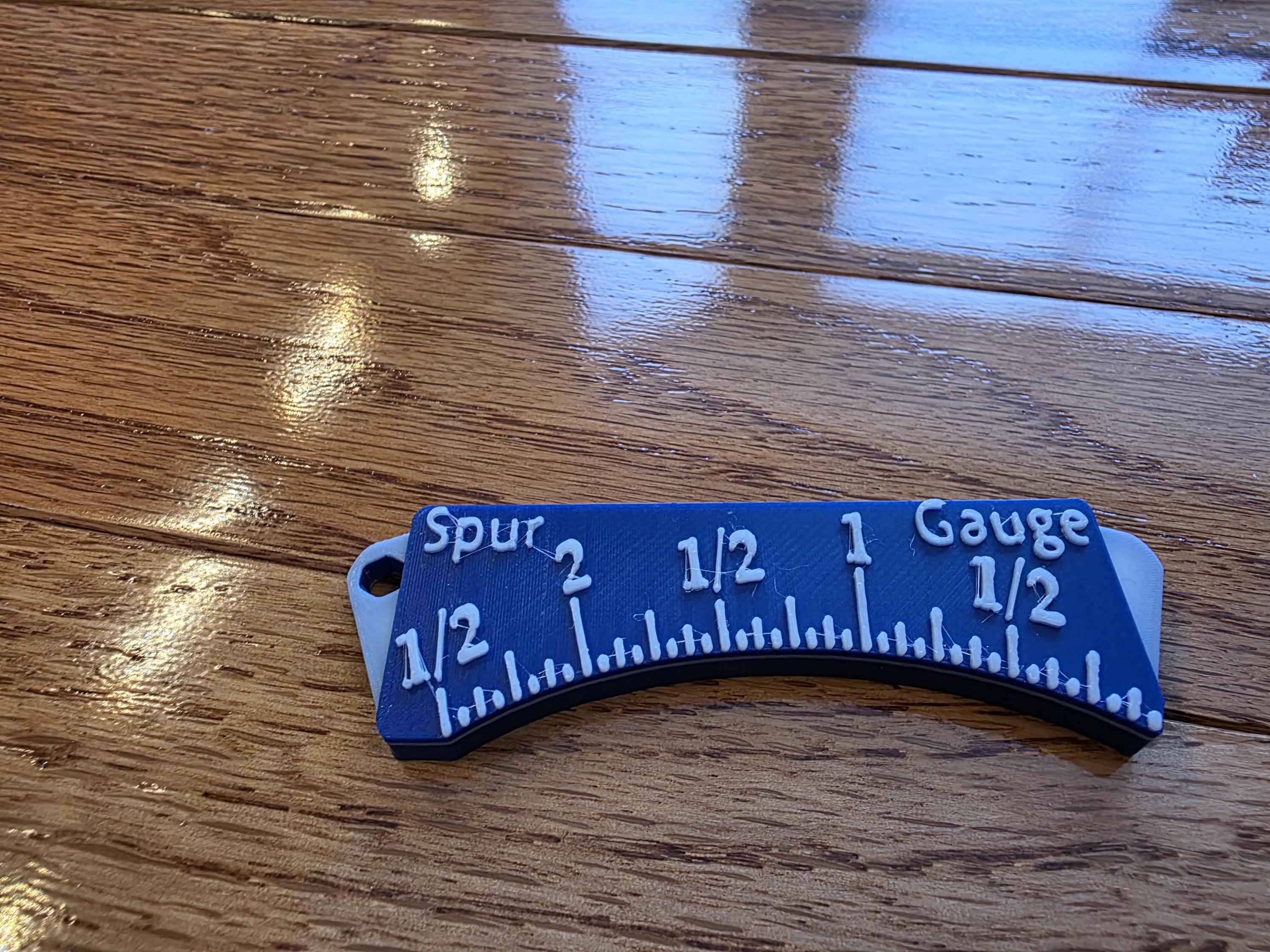 Wild Turkey Spur Gauge: 3D Printed Measuring Tool - Etsy