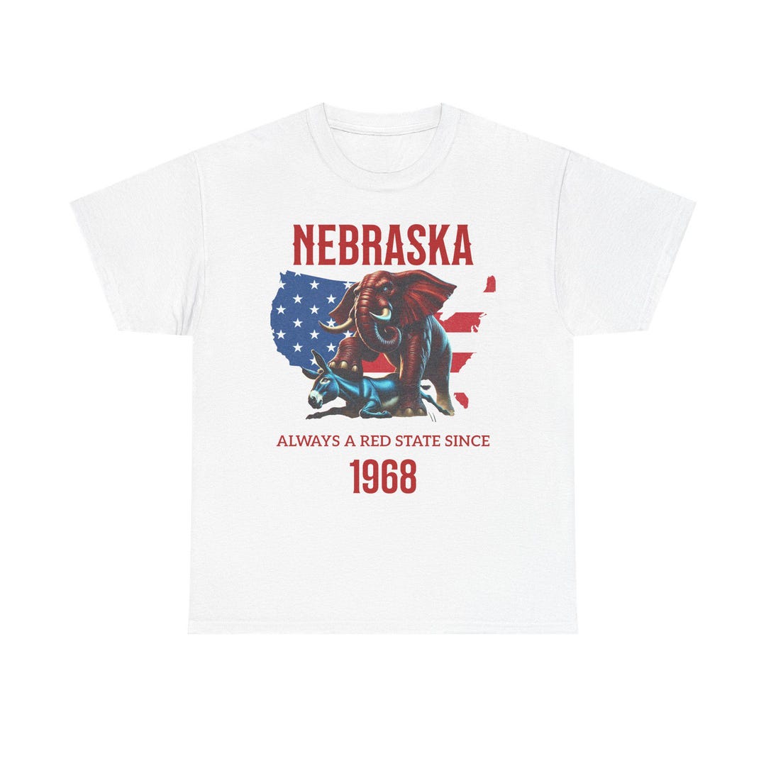 The Official 2025 Nebraska Red State Trump T-shirt. Celebrate the Gop's ...