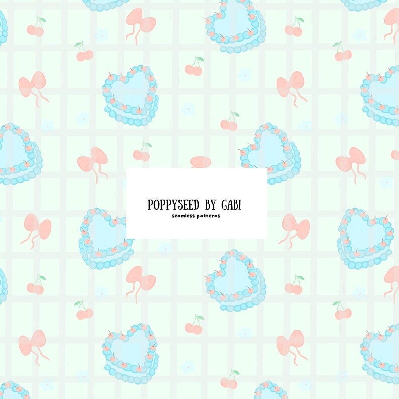 Cutesy Coquette Cake Seamless Pattern - Etsy