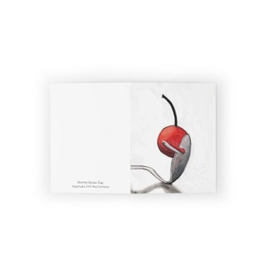 Cherry Spoon Hug Greeting Cards 8 Pcs - Etsy