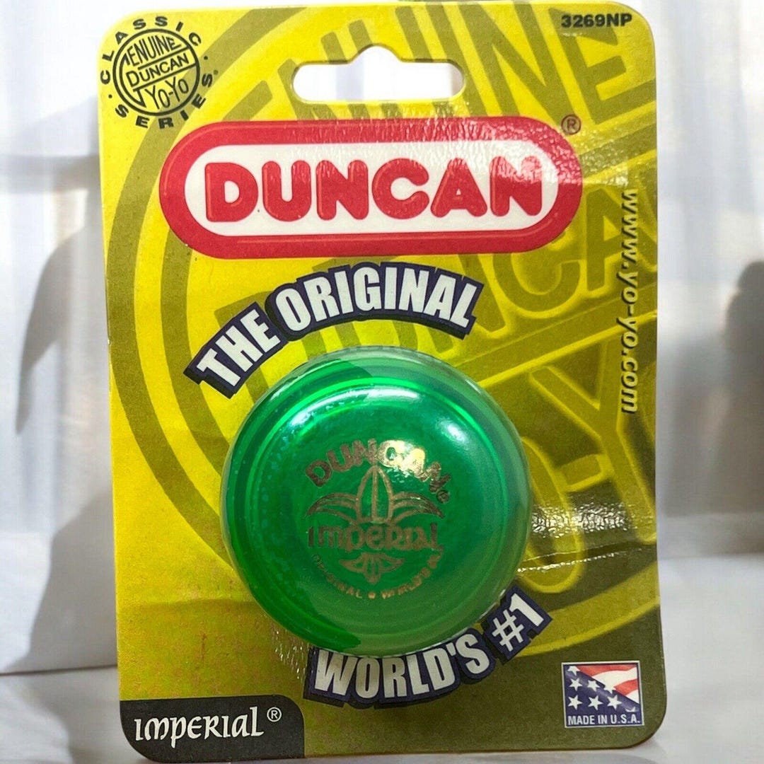 Duncan Classic Series Original Yo-yo IMPERIAL 1999 Green USA 3269NP ...