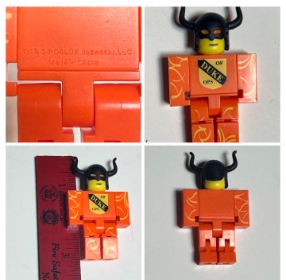 Roblox Duke of Ops Noob007 Action Figure by Jazwares Helmet Included ...