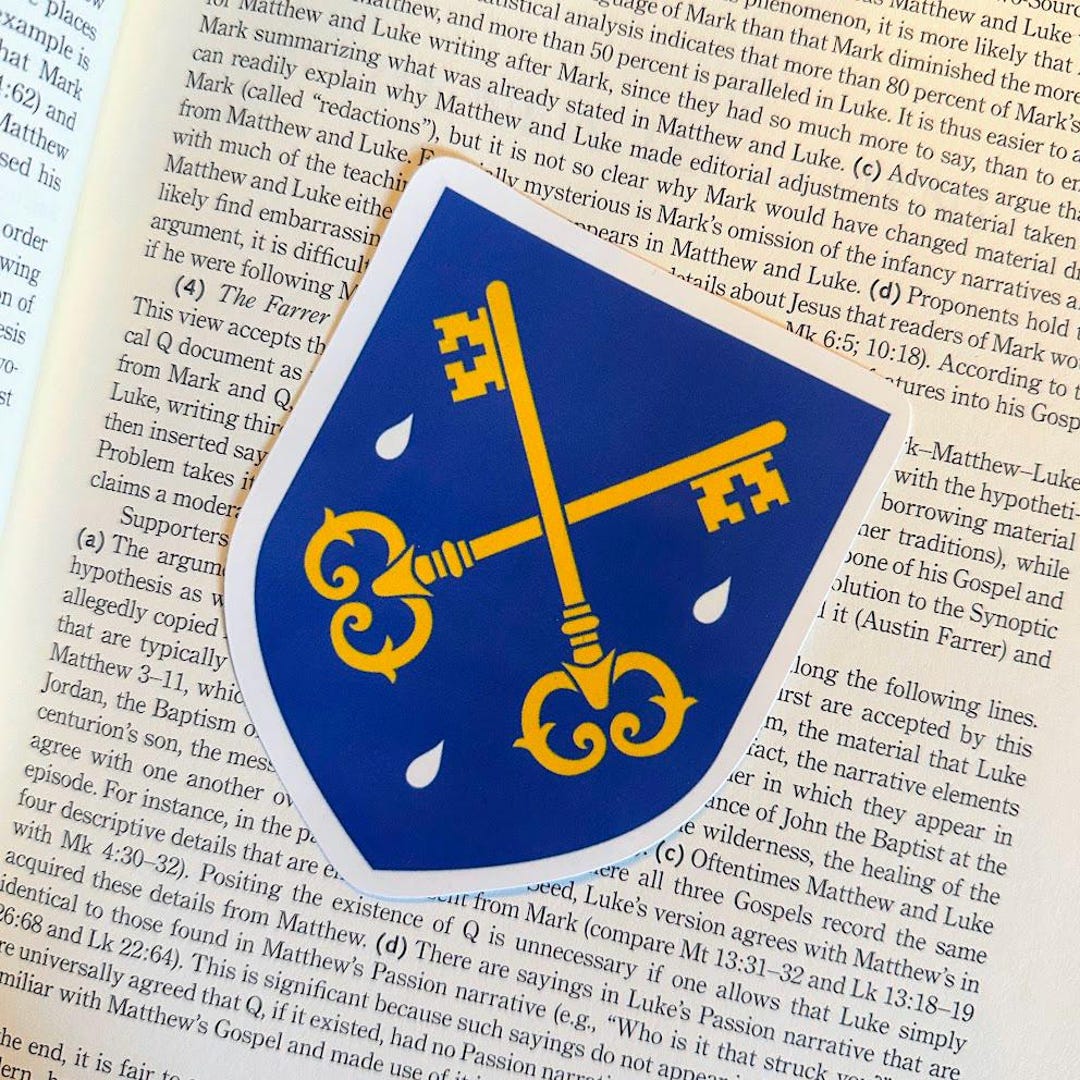 FSSP Logo Sticker; Fraternity of St Peter Sticker Latin Mass Decals ...