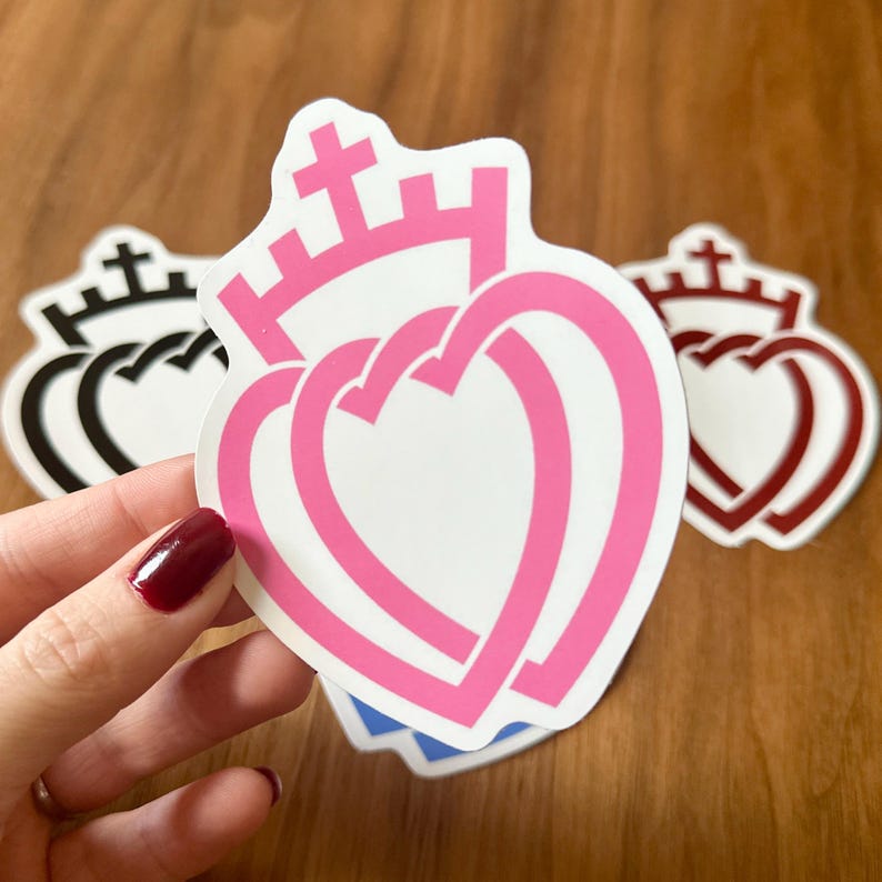 Catholic Stickers - Latin Mass Decals, Christian, Vintage Religious ...