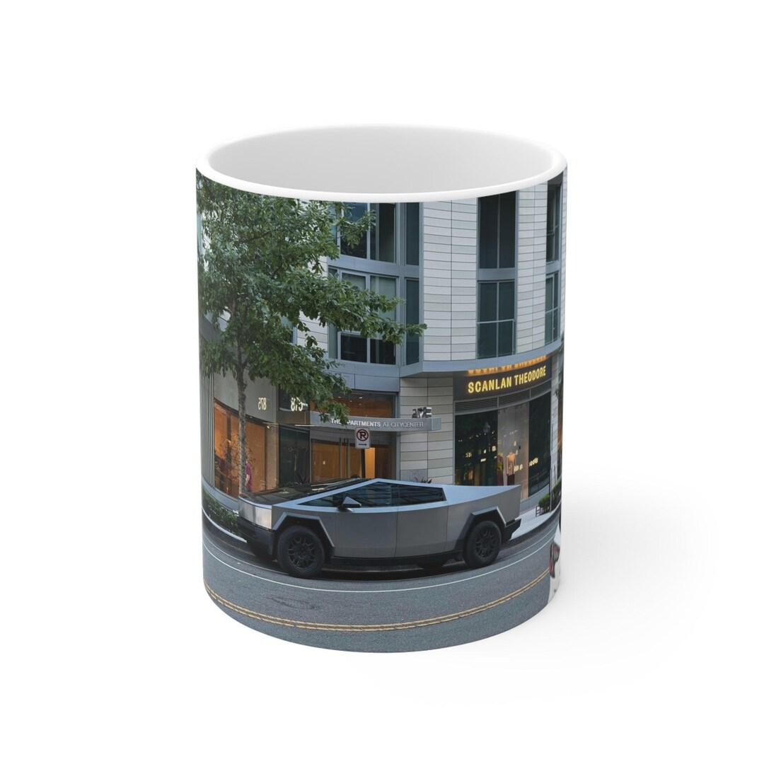 Tesla Cybertruck Coffee Mug - Etsy